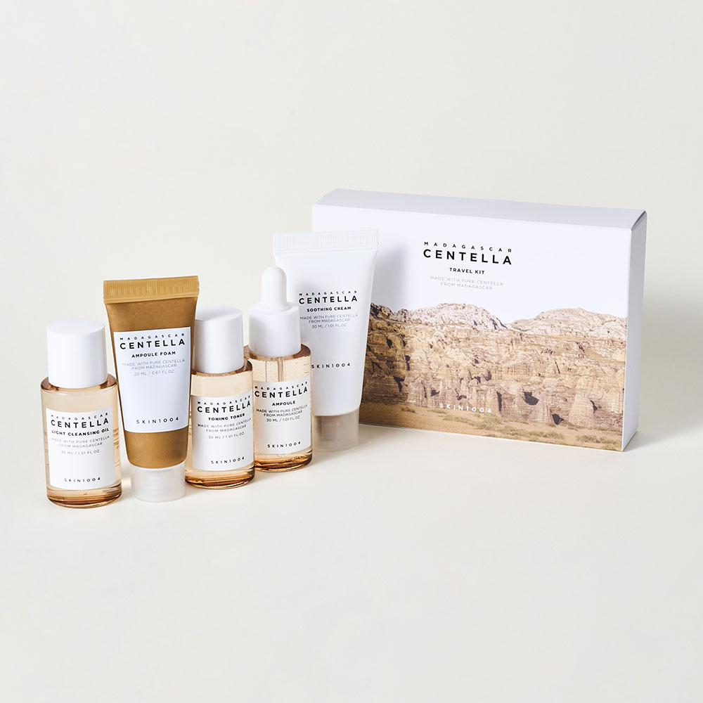 Centella | Kit de viaje – rutina completa de 5 mini productos – Be Beauty